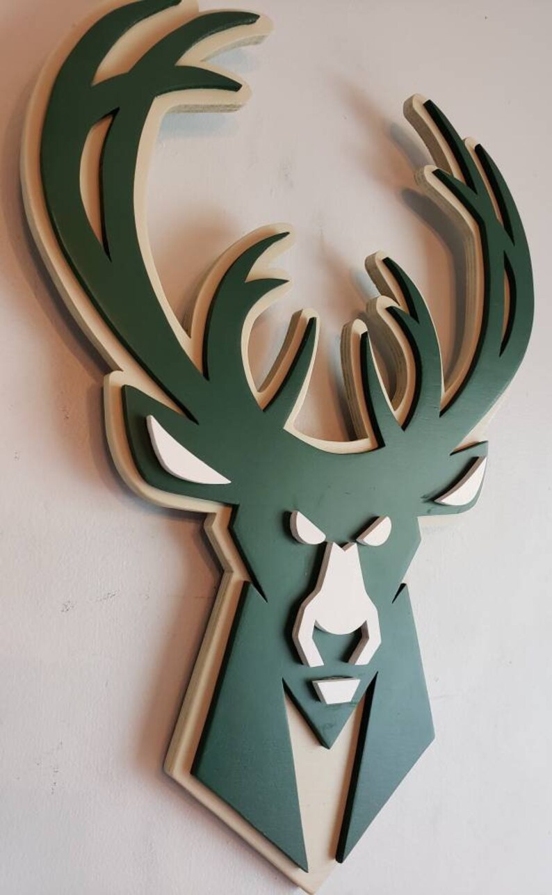 Milwaukee Buck Two Dimensional Wood Sign - Etsy