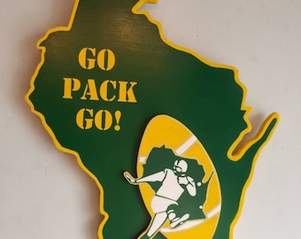 Green Bay Packers Retro Acme Logo Wood Sign | Etsy