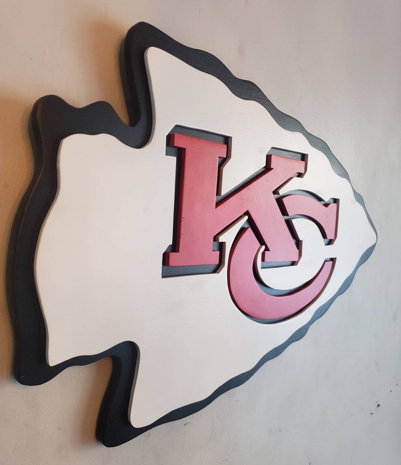 Kansas City Chiefs 2D Wood Sign - Etsy