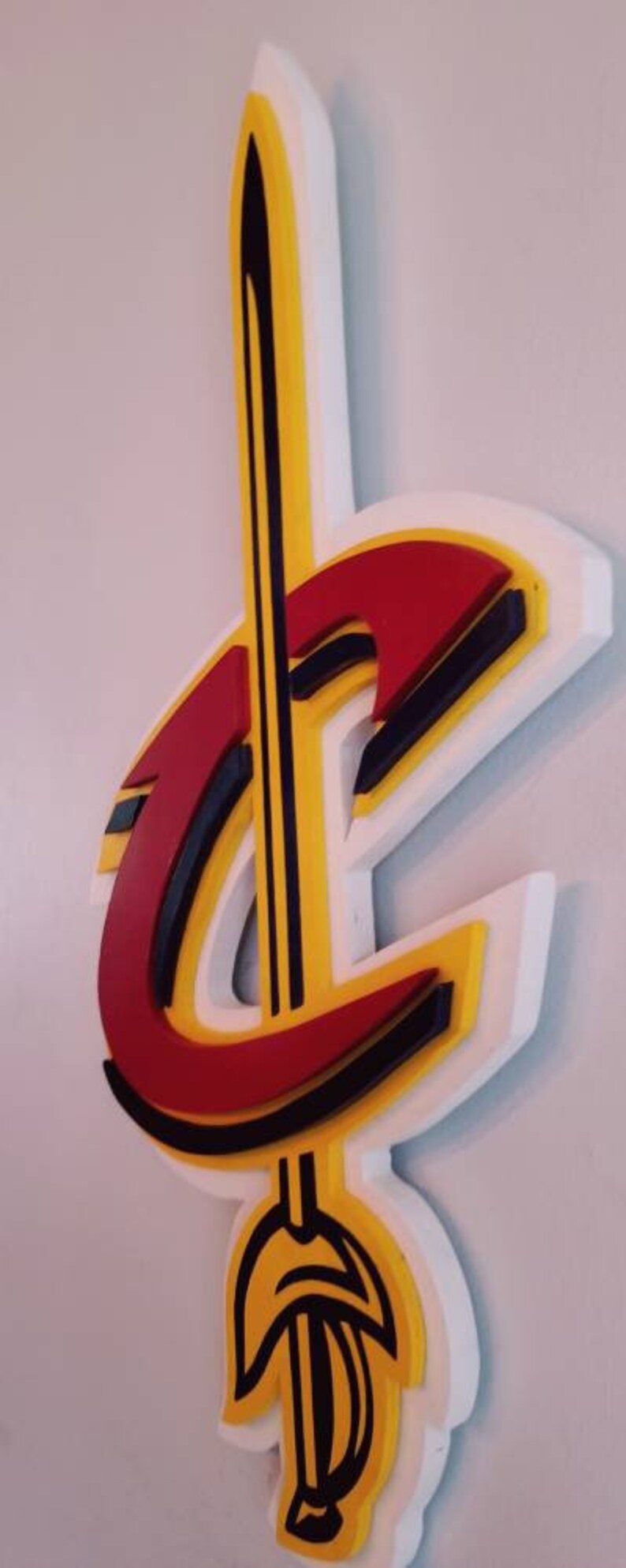 Cleveland Cavaliers Handmade Two Dimensional Wood Sign - Etsy