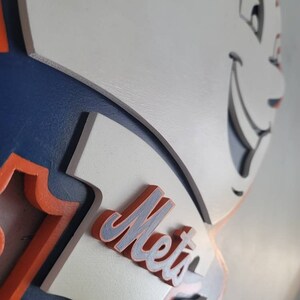 New York Mets Mr. Met Wood Sign - Etsy