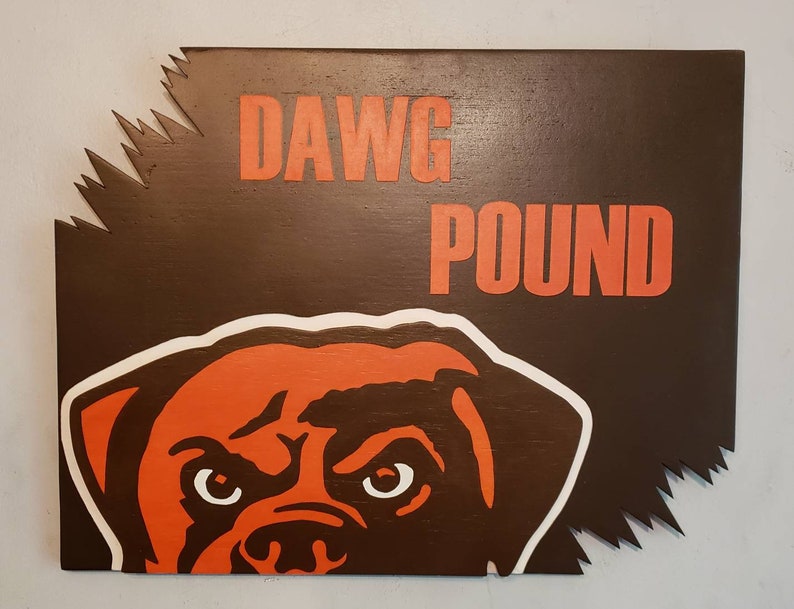 Cleveland Browns Dawg Pound sign | Etsy