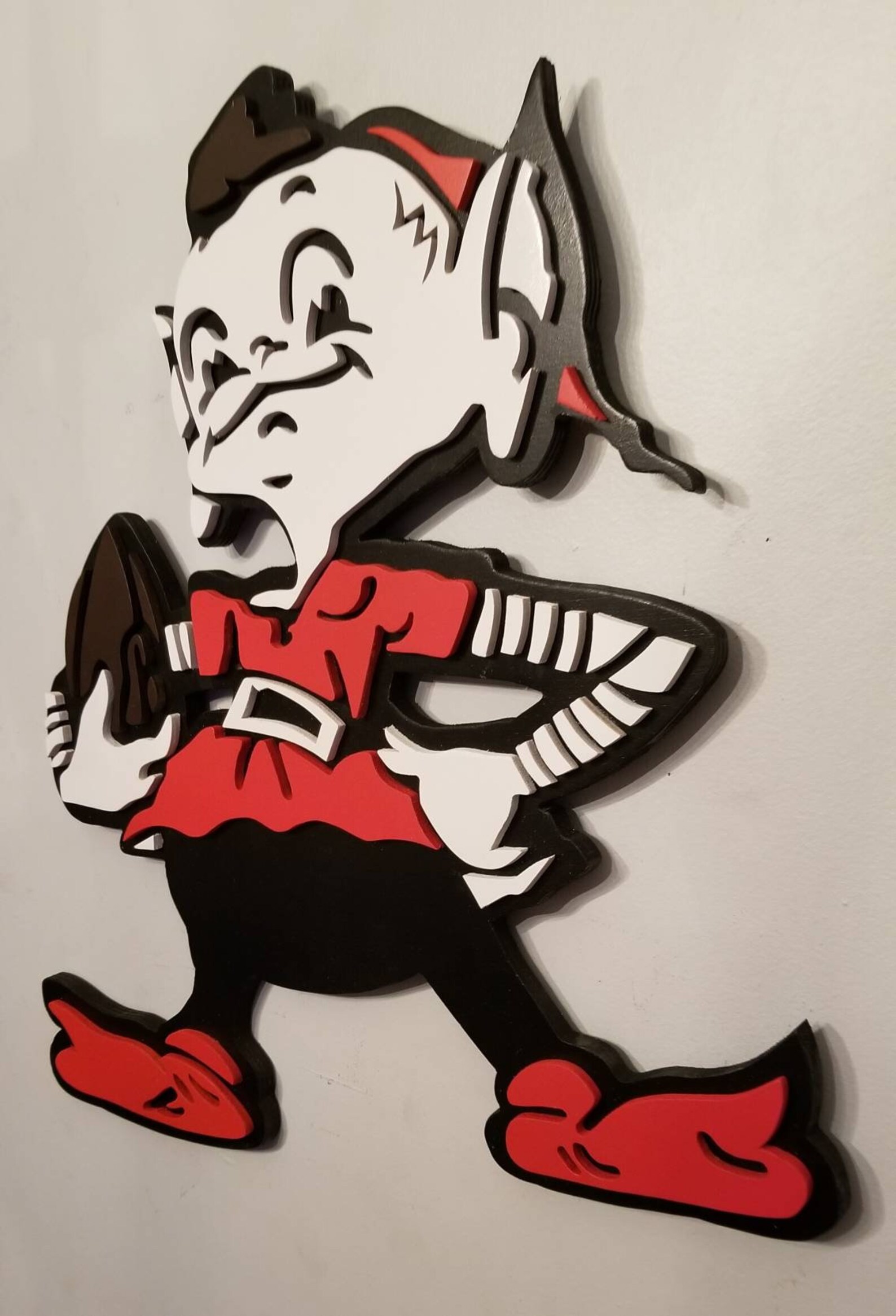 Cleveland Browns Elf Two Dimensional Wood Sign - Etsy Canada