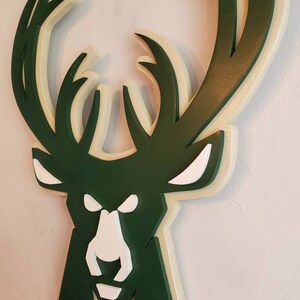 Milwaukee Buck Two Dimensional Wood Sign - Etsy