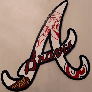 Atlanta Braves Wood Sign - Etsy