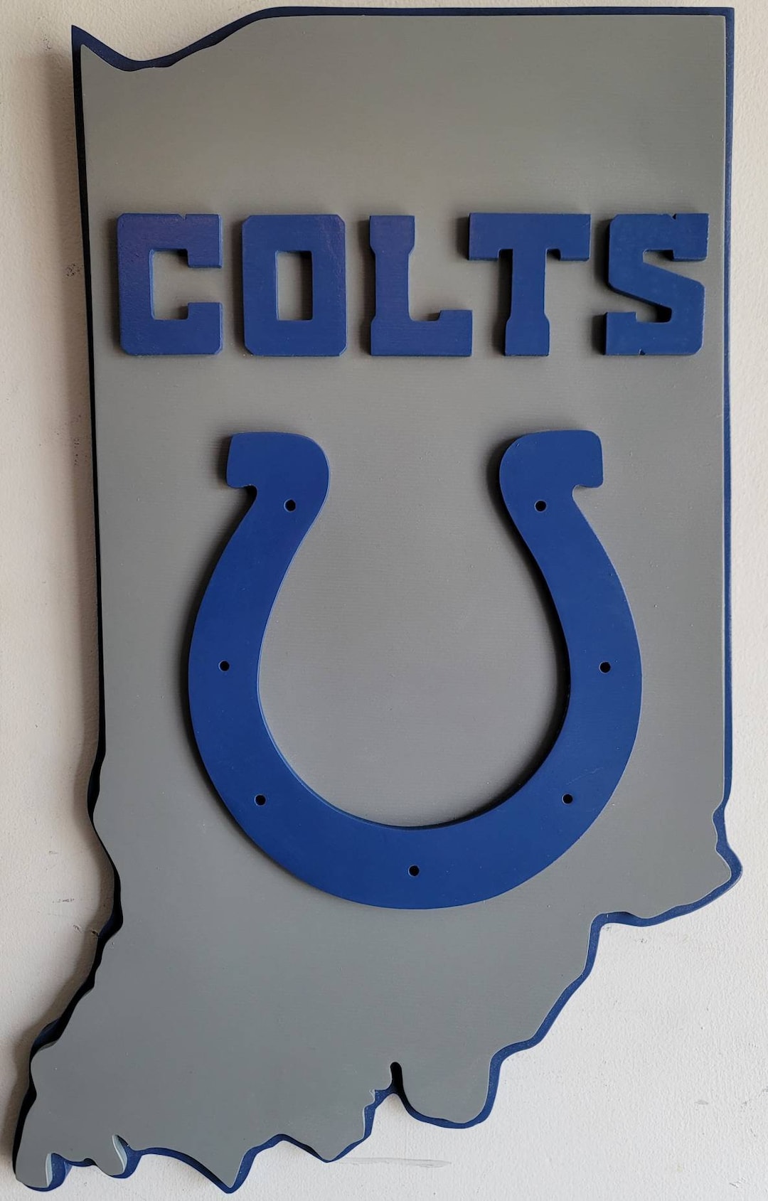 Indianapolis Colts State Outline Wood Sign - Etsy