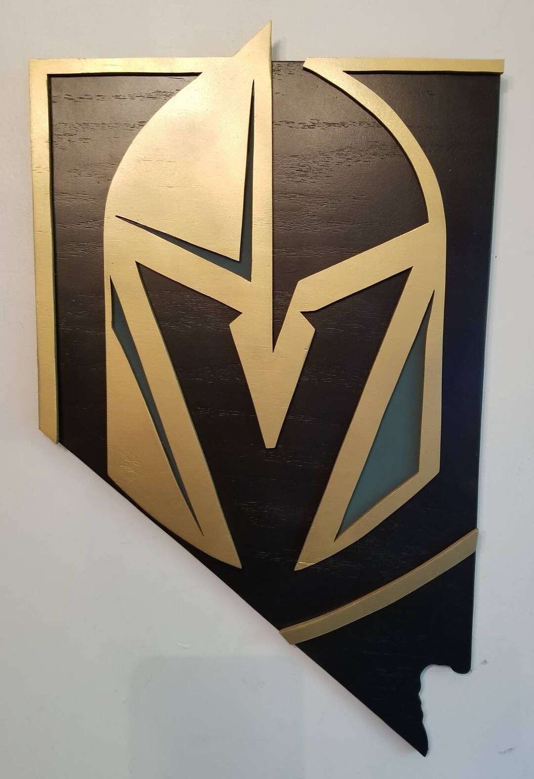 Vegas Golden Knight Two Dimensional Wood Sign - Etsy