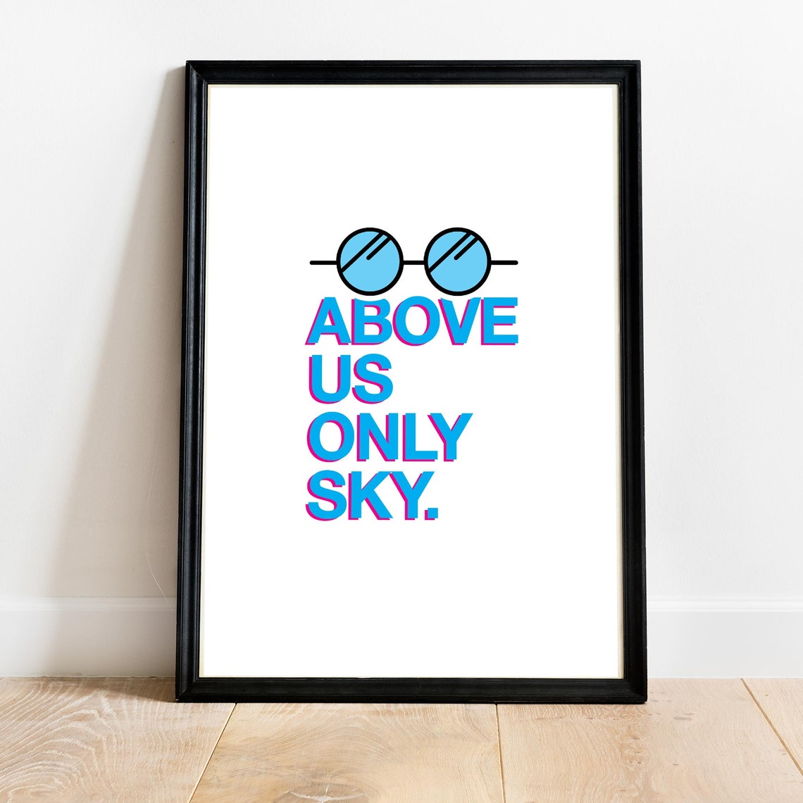 Above Us Only Sky John Lennon Print - Etsy