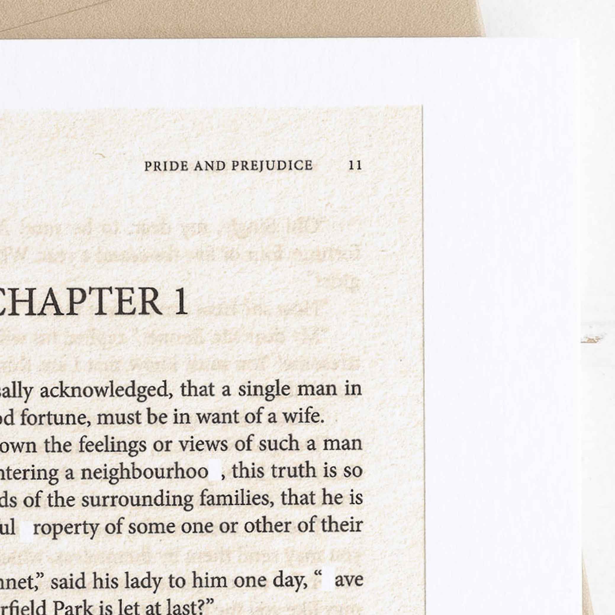 Pride & Prejudice Birthday Card - Etsy