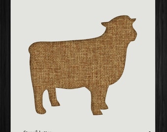 Sheep stencil | Etsy