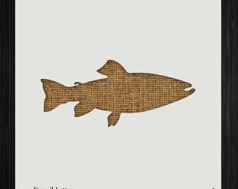 Fish stencil | Etsy