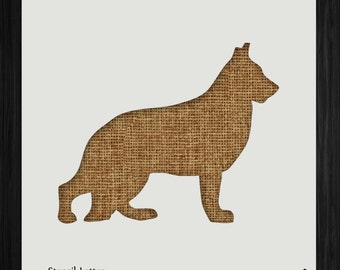 Shepherd stencil | Etsy