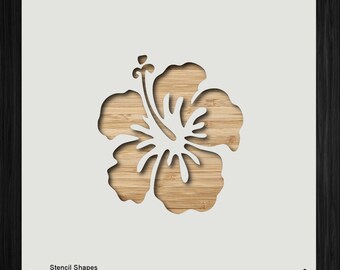 Large flower stencil | Etsy