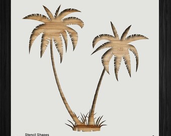 Palm Tree Stencil | Etsy