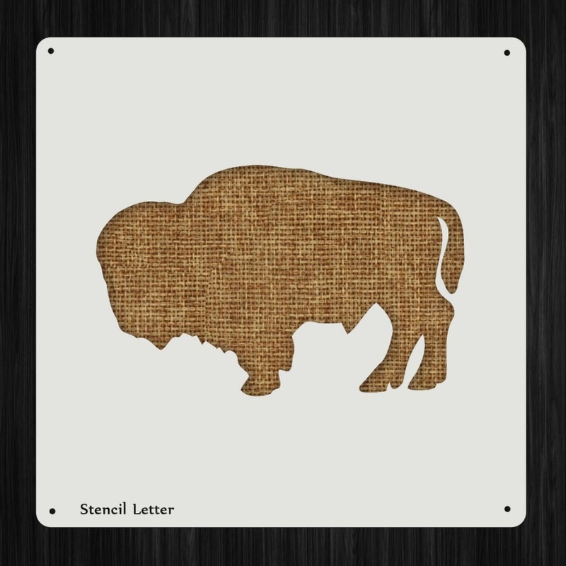 Buffalo Stencil - Etsy