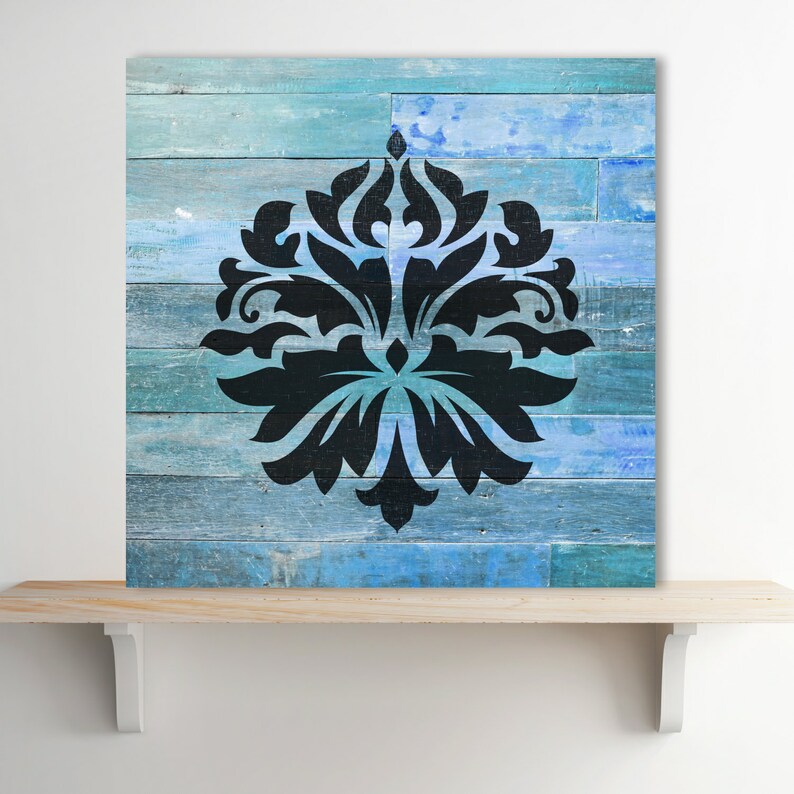 Damascus Lace Stencil Plastic Mylar Stencil for Painting - Etsy