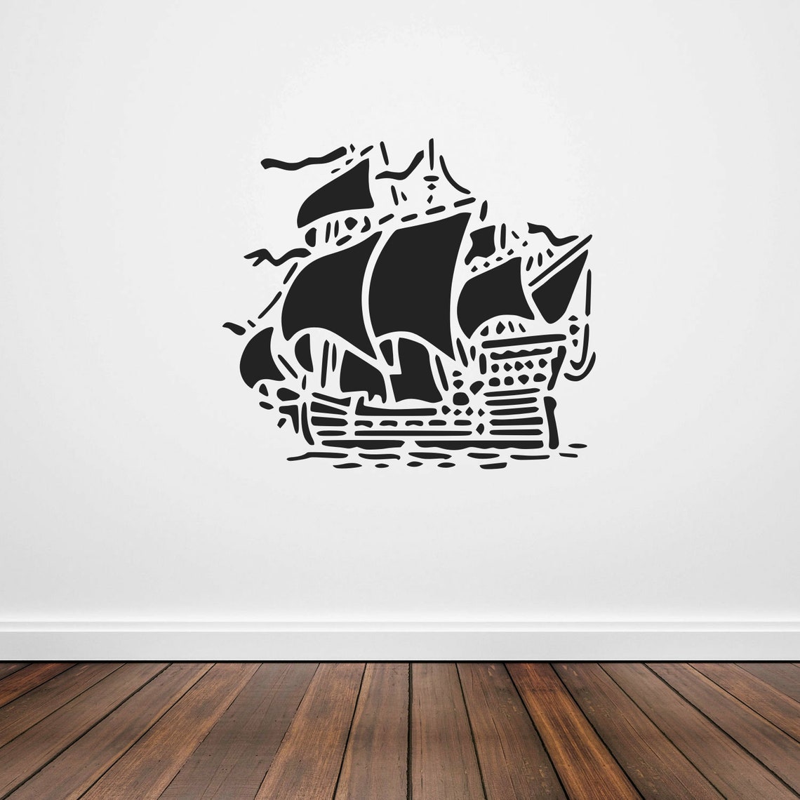 Pirate Ship Stencil Plastic Mylar Stencil for Painting | Etsy