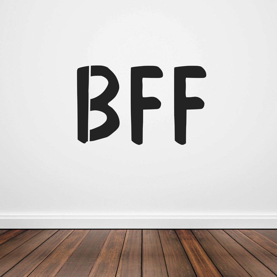 BFF Best Friends Forever Text DIY Plastic Stencil Acrylic - Etsy