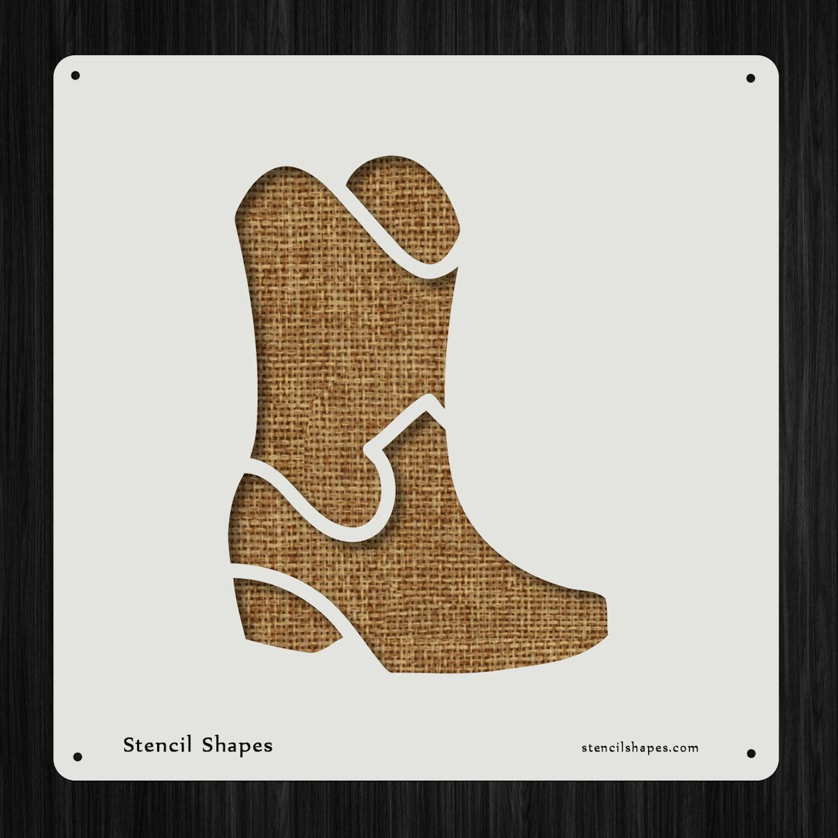Boot Country Cowboy Cowgirl Feet Style 11014 DIY Stencil - Etsy UK