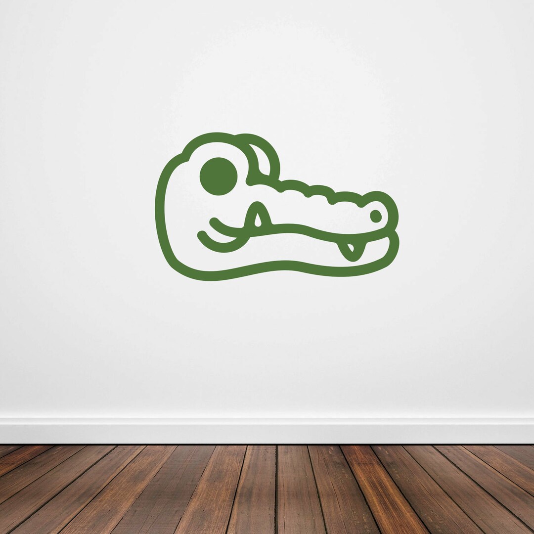 Crocodile Alligator, Stencil Plastic Mylar Stencil for Painting, Walls ...