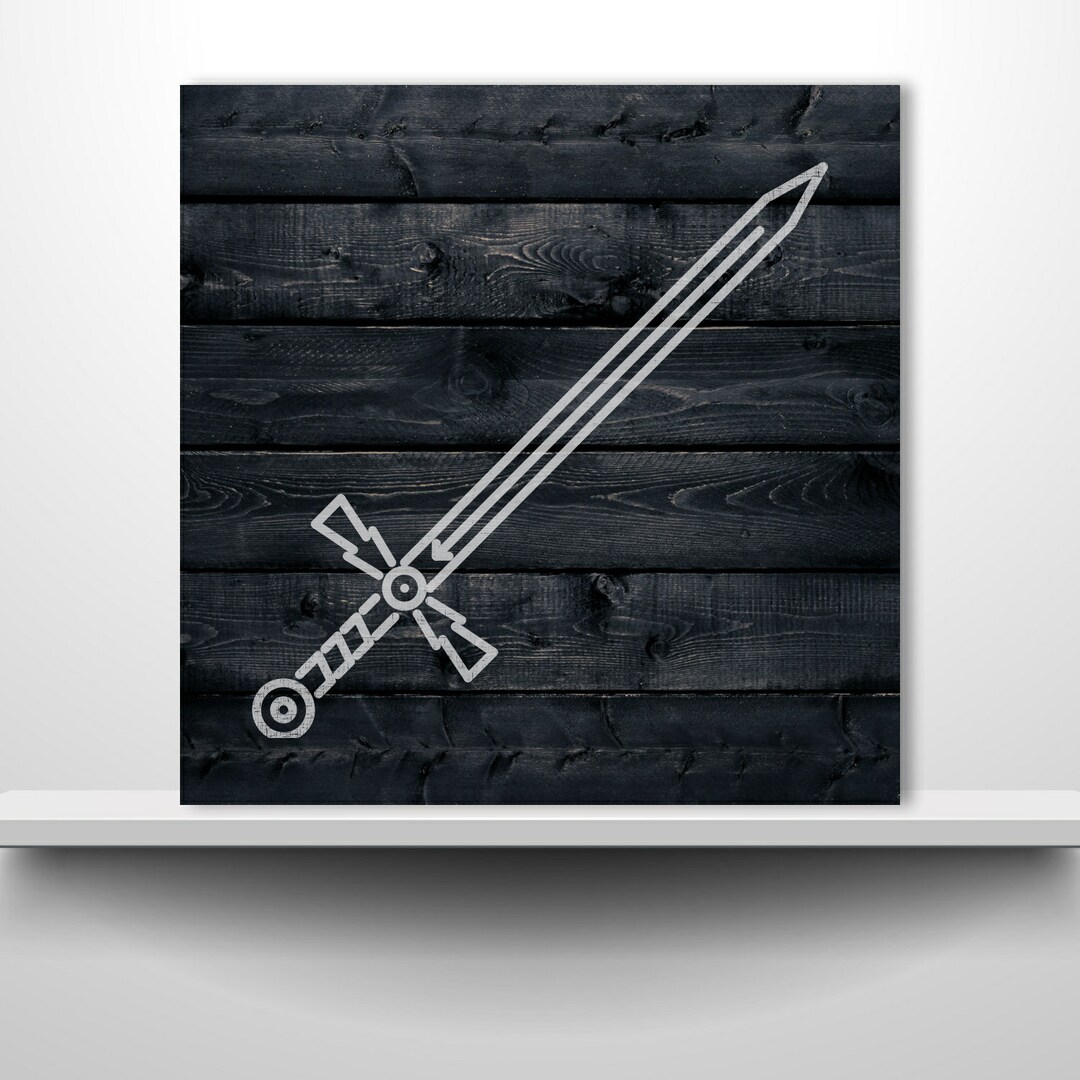 Sword War, Stencil Plastic Mylar Stencil for Painting, Walls, Crafts ...
