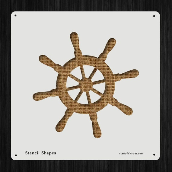 Nautical Wheel Stencil