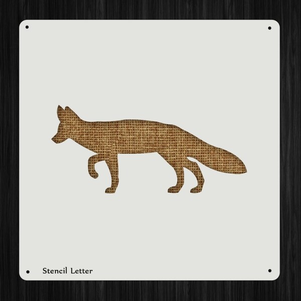 Fox Stencil - Etsy