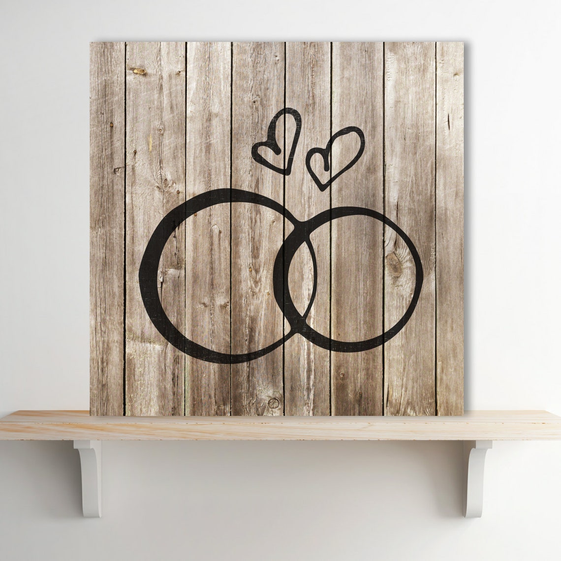 Wedding Ring Stencil Plastic Mylar Stencil for Painting - Etsy