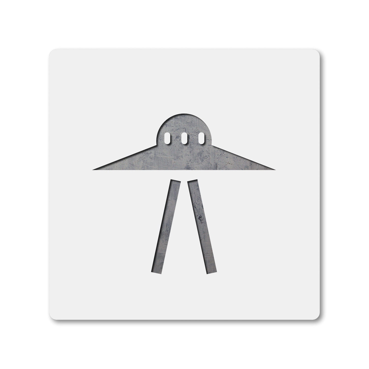 Ufo Abduction Stencil Plastic Mylar Stencil for Painting | Etsy