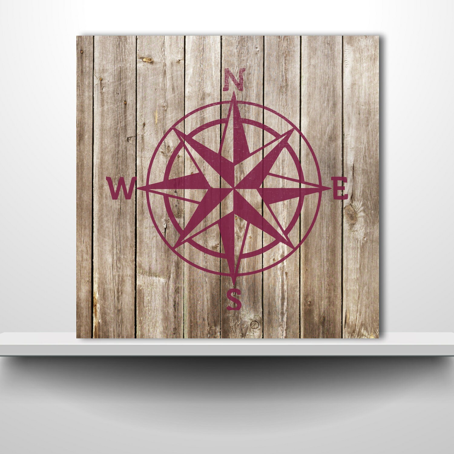 Compass Rose Stencil Plastic Mylar Stencil for Painting - Etsy