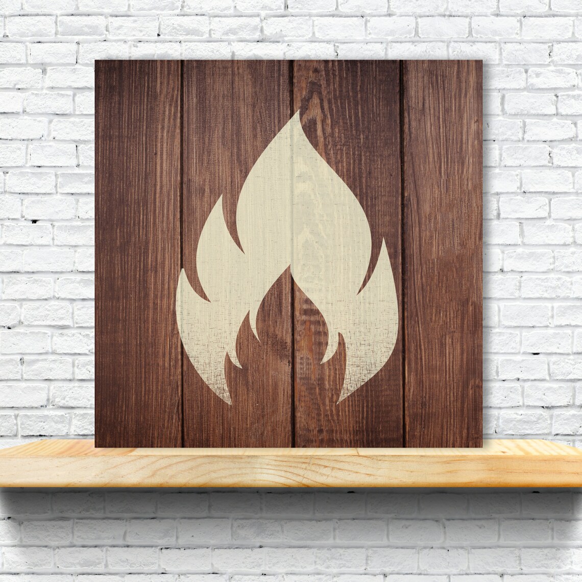 Flame Fire Stencil Plastic Mylar Stencil for Painting Walls - Etsy