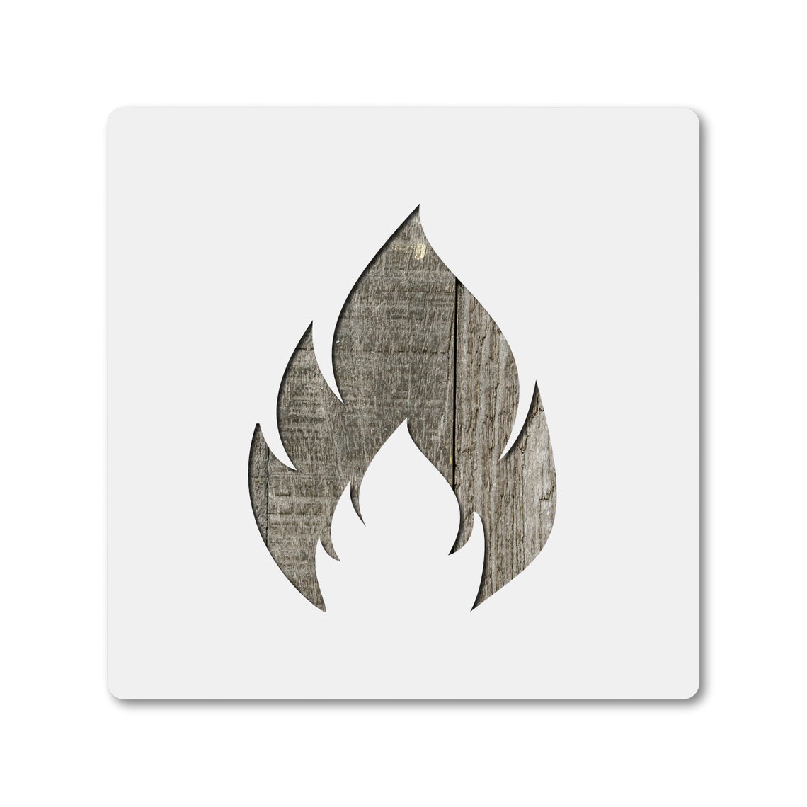 Flame Fire Stencil Plastic Mylar Stencil for Painting Walls - Etsy