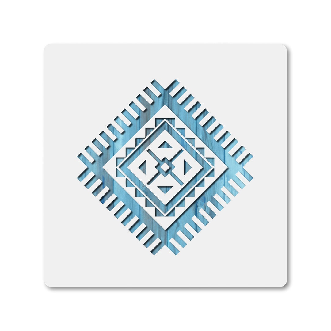 Ethnic Aztec, Aztec Mylar Stencil Reusable for Crafts and Decorations ...