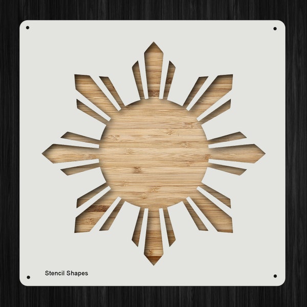 Sun Stencil - Etsy