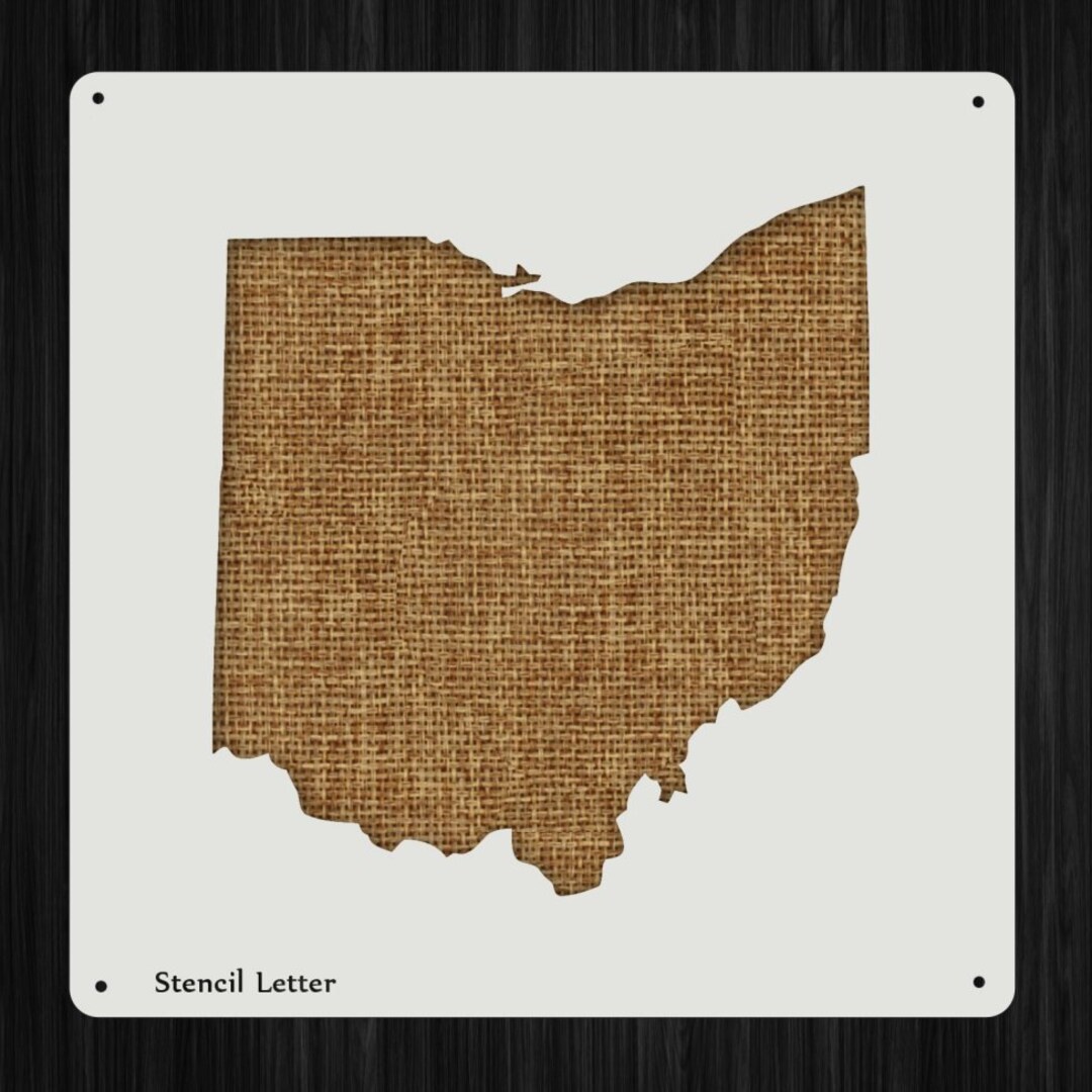 Ohio State Style 1201 DIY Plastic Stencil Acrylic Mylar - Etsy