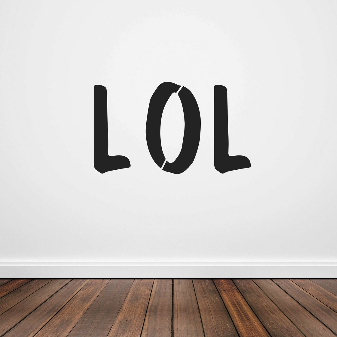 LOL Text Message Laugh Out Loud Text DIY Plastic Stencil - Etsy