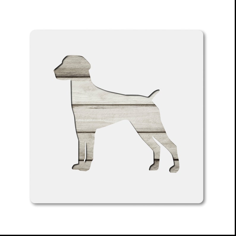 German Short Hair Pointer Stencil Plastic Mylar Stencil for - Etsy