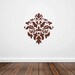Damascus Lace Damasc, Stencil Plastic Mylar Stencil for Painting, Walls ...