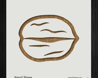 Walnut Stencil - Etsy