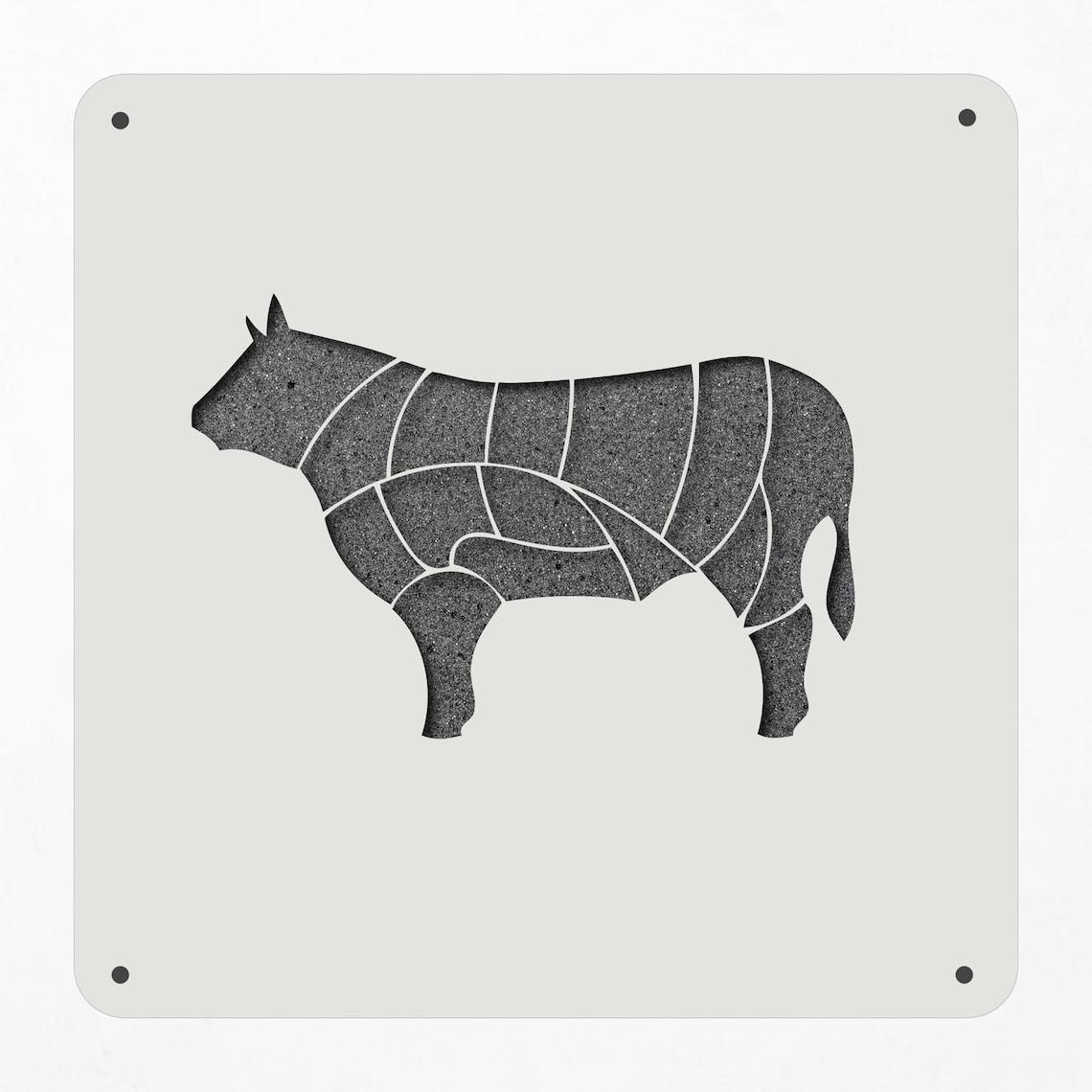 Cuts of Beef Butcher Meat Food Meal DIY Plastic Stencil - Etsy