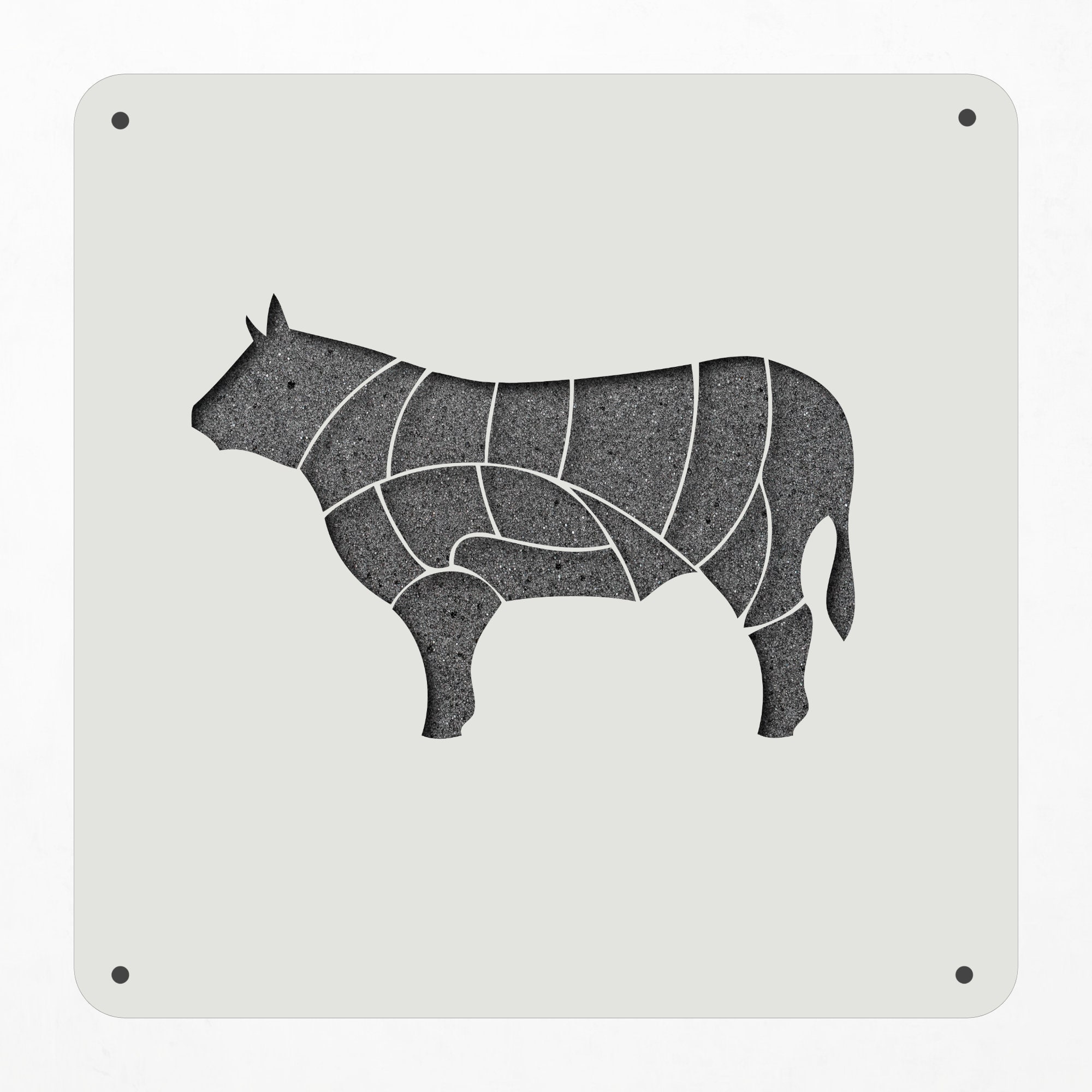 Cuts of Beef Butcher Meat Food Meal DIY Plastic Stencil - Etsy