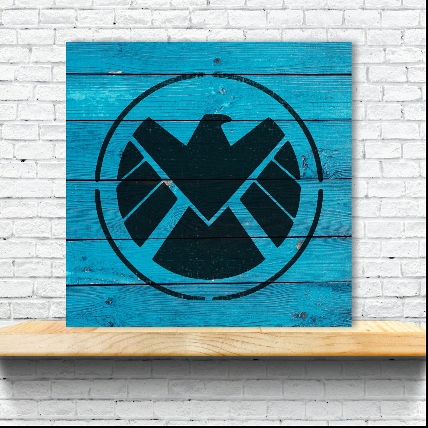 S.h.i.e.l.d Marvel Stencil Plastic Mylar Stencil for - Etsy