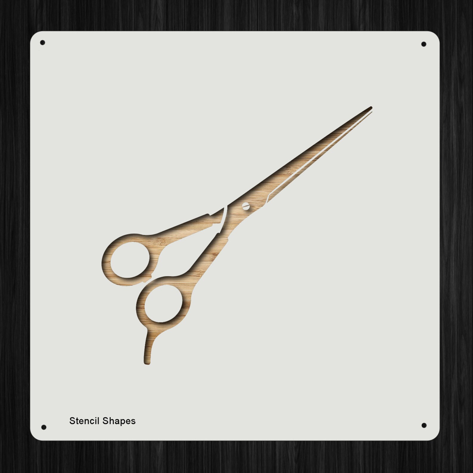 Scissor Barber Trim Hair Cut Plastic Mylar Stencil Painting - Etsy