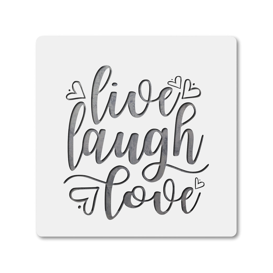 Live Laugh Love Stencil Plastic Mylar Stencil for Painting - Etsy