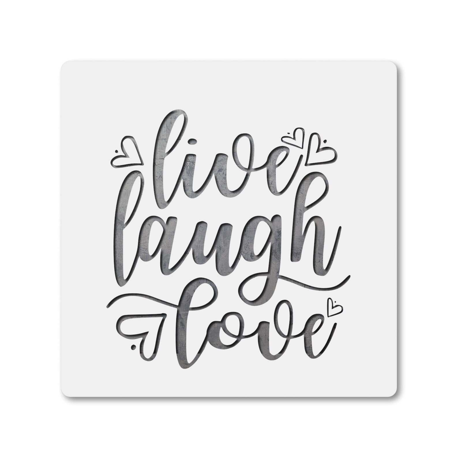 Live Laugh Love Stencil Plastic Mylar Stencil for Painting - Etsy
