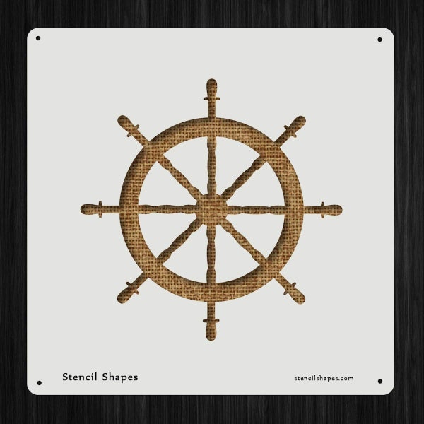 Ships Wheel Stencil - Etsy