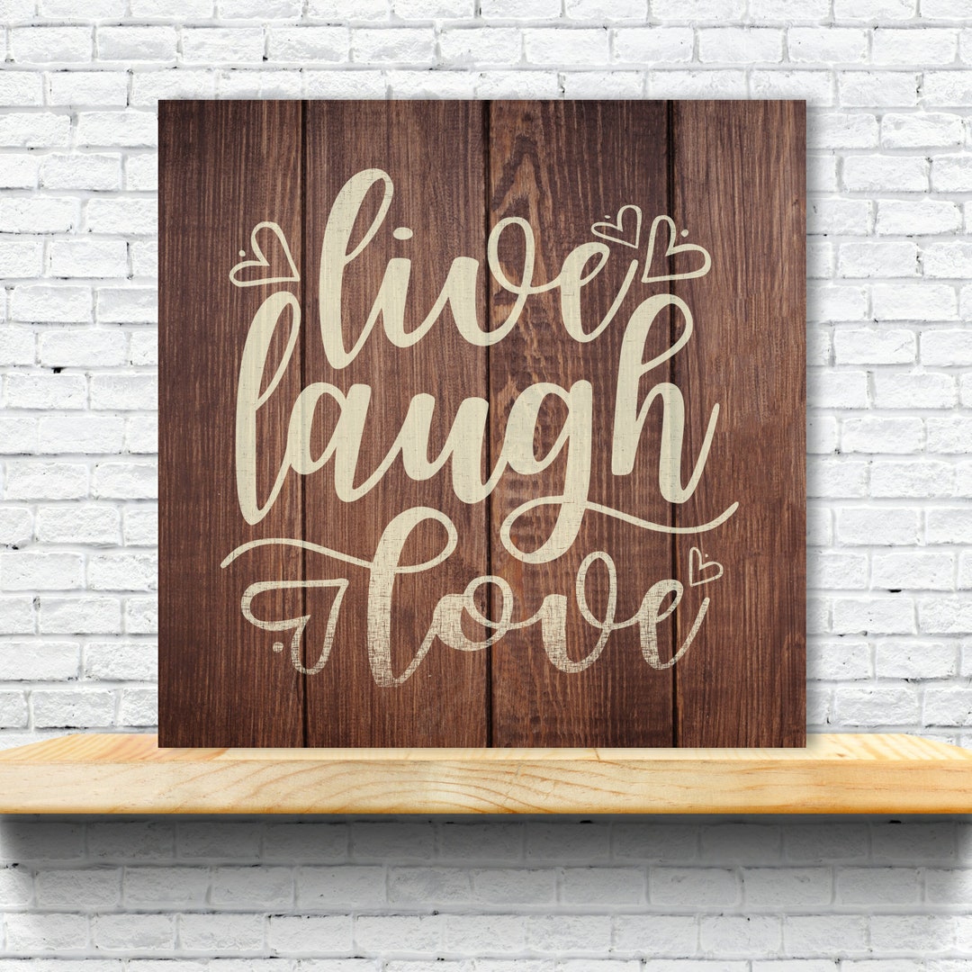 Live Laugh Love Stencil Plastic Mylar Stencil for Painting - Etsy