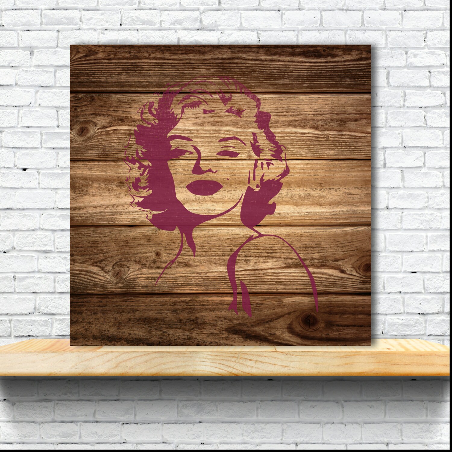 Marilyn Monroe Stencil Plastic Mylar Stencil for Painting | Etsy
