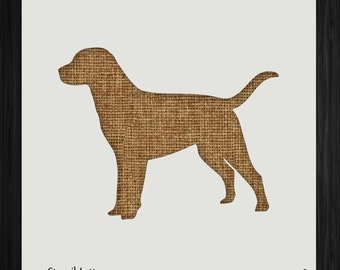 Labrador Stencil | Etsy
