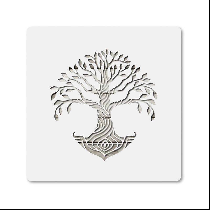 Tree of Life Stencil - Etsy